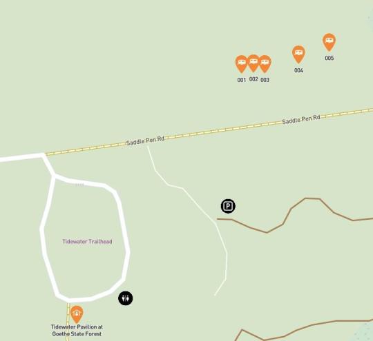 Campground Details - Tidewater Campground Goethe State Forest, FL ...
